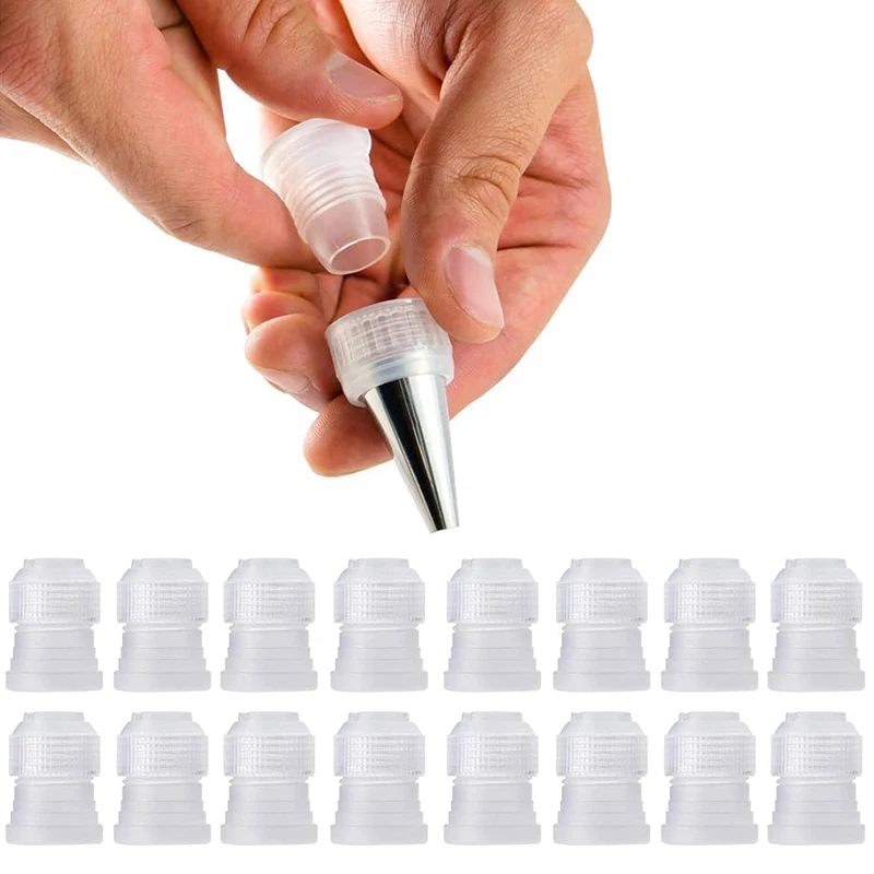 5-20pcs-Coupler-Adaptor-Icing-Piping-Nozzle-Bag-Cake-Flower-Pastry ...