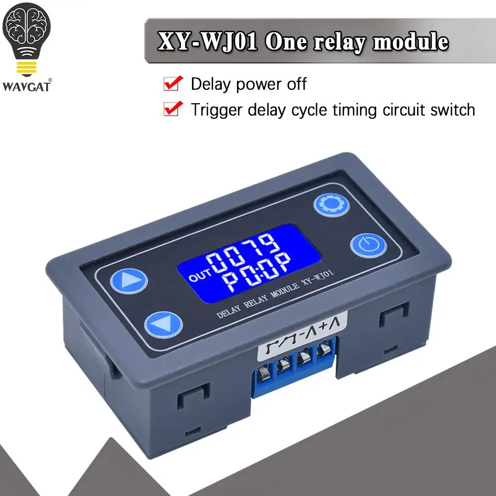 DC12V-LED-Digital-Time-Delay-Relay-Module-Programmable-Timer-Relay-Control-Switch-Timing-Trigger ...