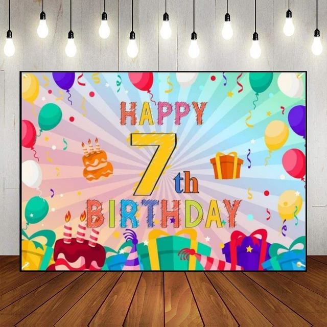 Happy 7th Birthday Boy