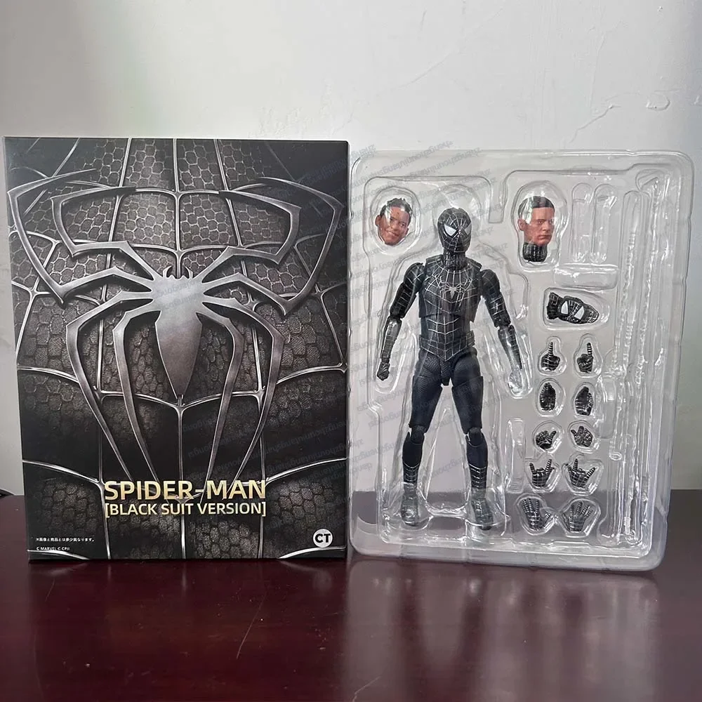 Black-Spiderman-Figure-Across-The-Spider-Verse-Part-One-Spider-Man ...