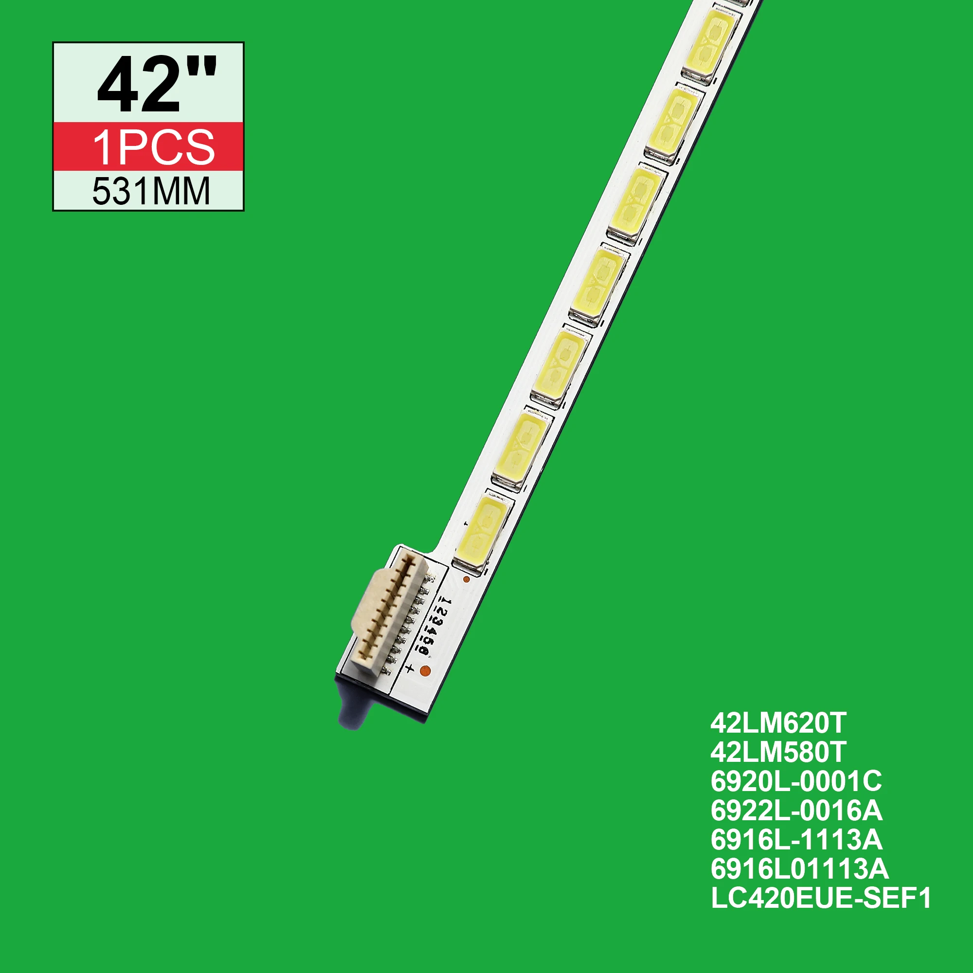 LED Backlight Strip For 42" V12 Edge REV1.1 6920L-0001C 6922L-0016A ...