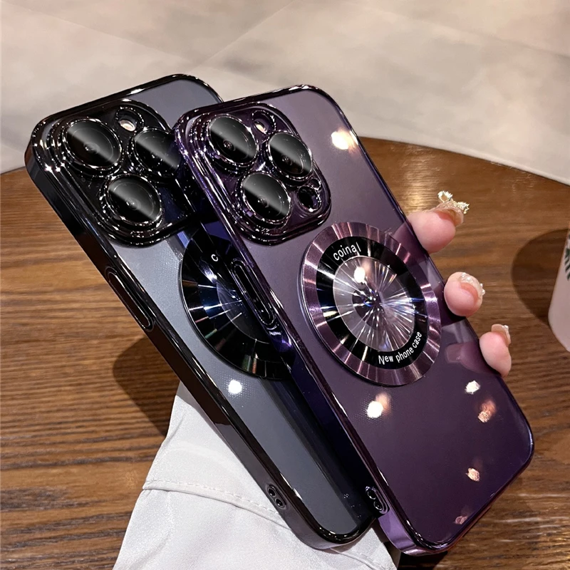 Luxury-Electroplated-Magsafe-Wireless-Charging-Case-For-iPhone-16-Pro ...