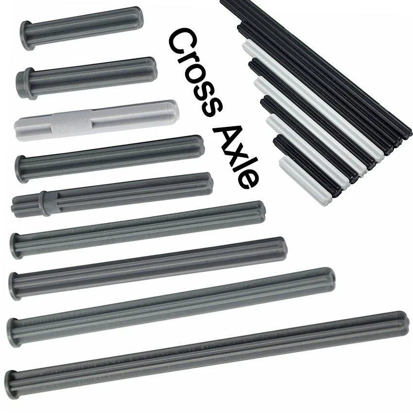 MOC Cross Axle Technical Bricks Connector Car Shaft Parts Building ...