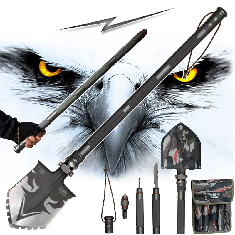 Survival Tactical Shovel Multifunctional Spade Car Equipment Survival ...