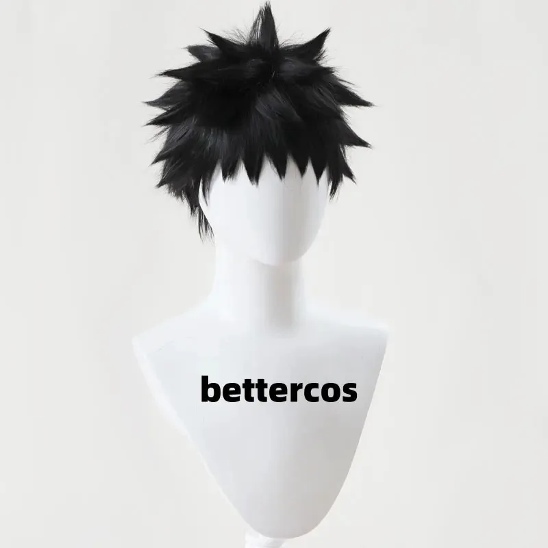 25COSUchiha Obito Cosplay Wig 30cm Short Black Wig Cosplay Anime ...