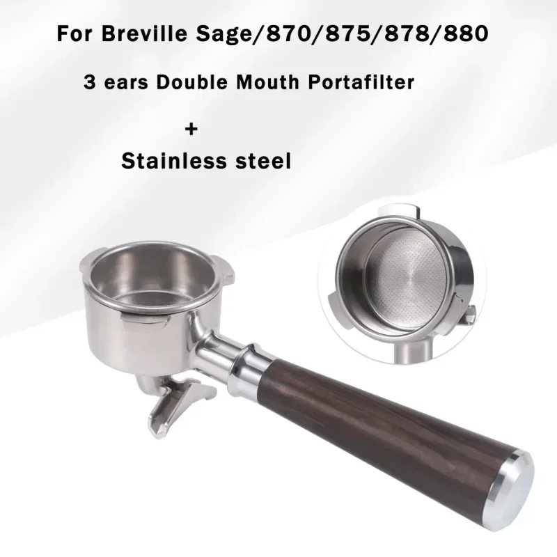 Portafilter-de-caf-de-a-o-inoxid-vel-para-Breville-Sage-Caf-sem-fundo ...