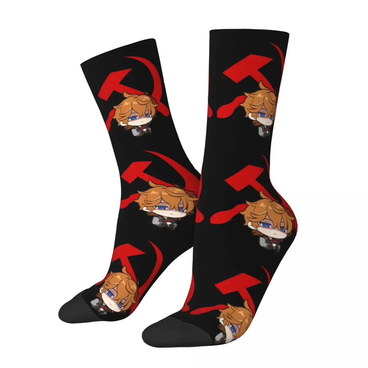 New-Male-Men-Socks-Crazy-Comrade-Childe-Tartaglia-Sock-Genshin-Impact ...