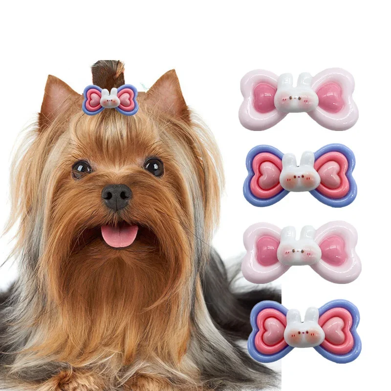 Cute-Dog-Hair-Clips-Rabbit-Shape-Dog-Clips-Pet-Hairpin-Cute-Puppy-Hair ...