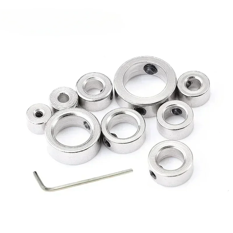 2/10pcs Adjustable Drill Depth Stop Bit Collar Set Bit Positioner Limit ...