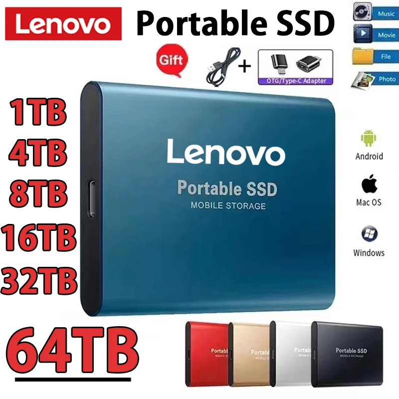 Lenovo-Portable-SSD-External-hard-drive-High-speed-Mobile-Solid-State ...