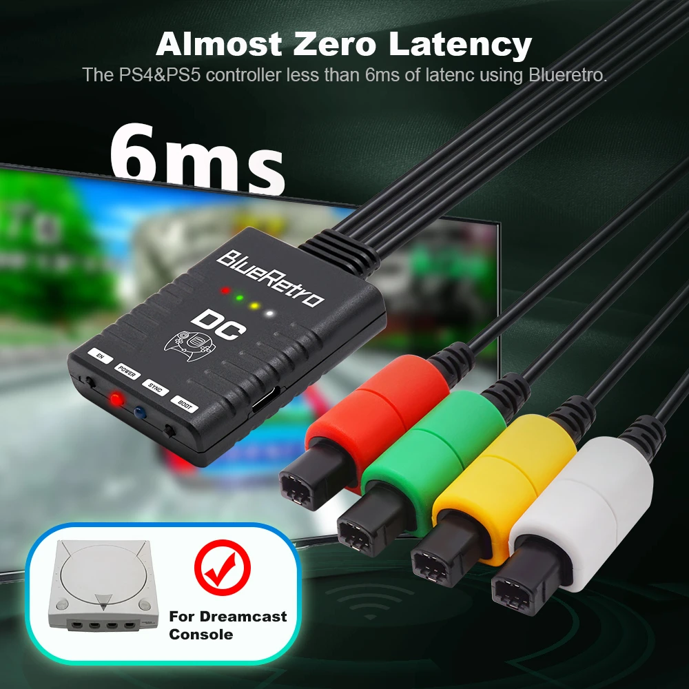 BlueRetro For SEGA DreamCast DC Console Wireless Game Controllers ...