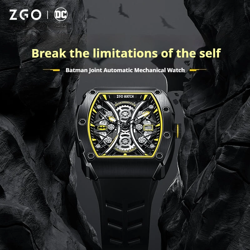 Dc-Reloj-de-Batman-de-acero-inoxidable-para-hombre-pulsera-mec-nica ...