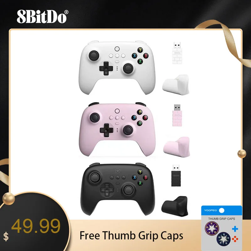 8BitDo Ultimate Wireless 2.4G Gaming Controller Gamepad Joystick with ...