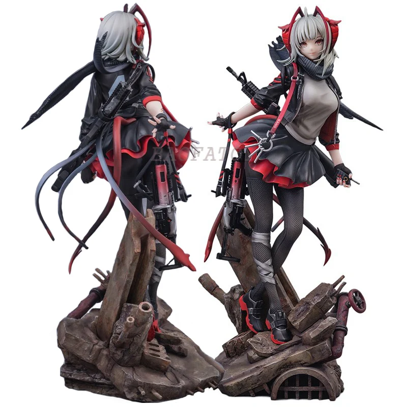 Arknights W 애니메이션 게임 피규어, Arknights Ch'en 액션 피규어, Arknights 아미야 토끼 귀 ...