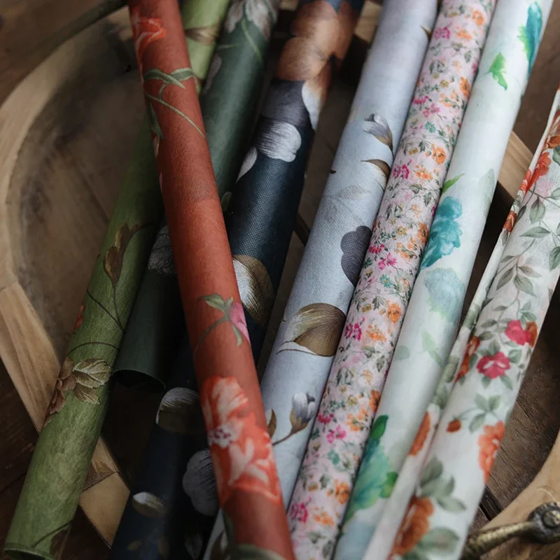 10pcs-50x60cm-Printed-Cotton-Papers-Flower-Packaging-Paper-Film ...