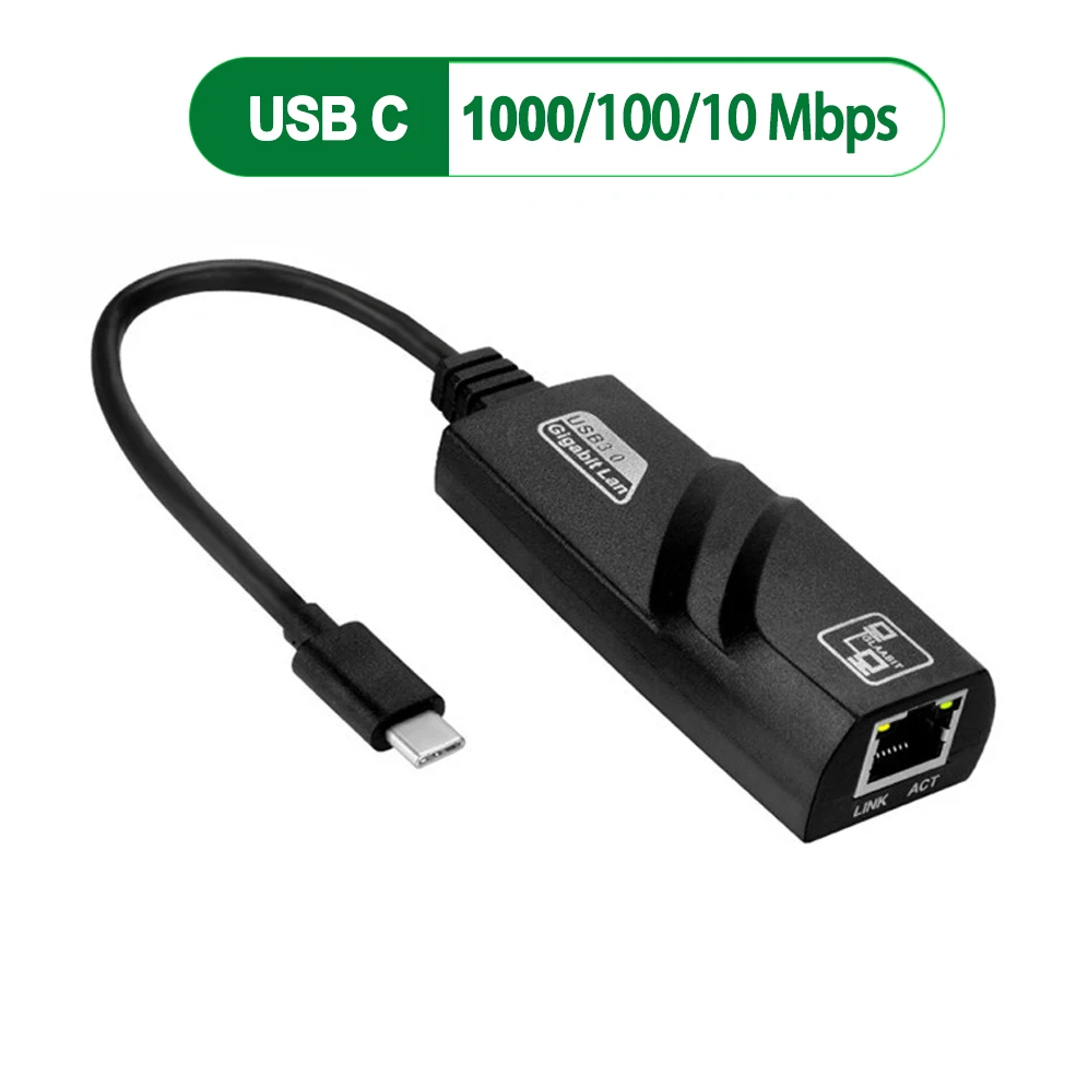 Adaptador Internet Usb Tipo C 3.0 A Rj45 Ethernet Usb A Red - InTouch Perú