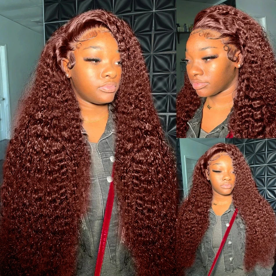 250Density-Reddish-Brown-Peruvian-Deep-Curly-Wig-Human-Hair-Transparent ...