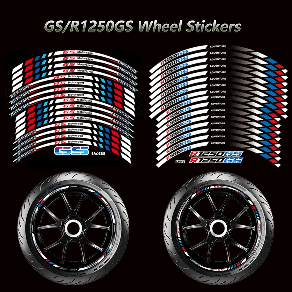 Pegatinas reflectantes GS para motocicleta, calcomanías de película ...