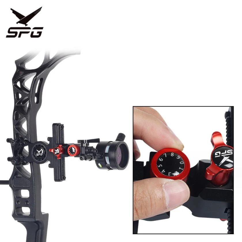 SPG-Ajust-vel-Composto-Bow-Sight-Alum-nio-Alta-Precis-o-Pin-nico-Tiro ...