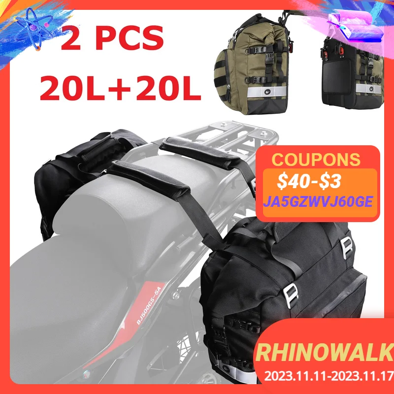 2PCS-Motorcycle-Bags-Quick-Release-Motorcycle-Travel-Bags-20-40L ...
