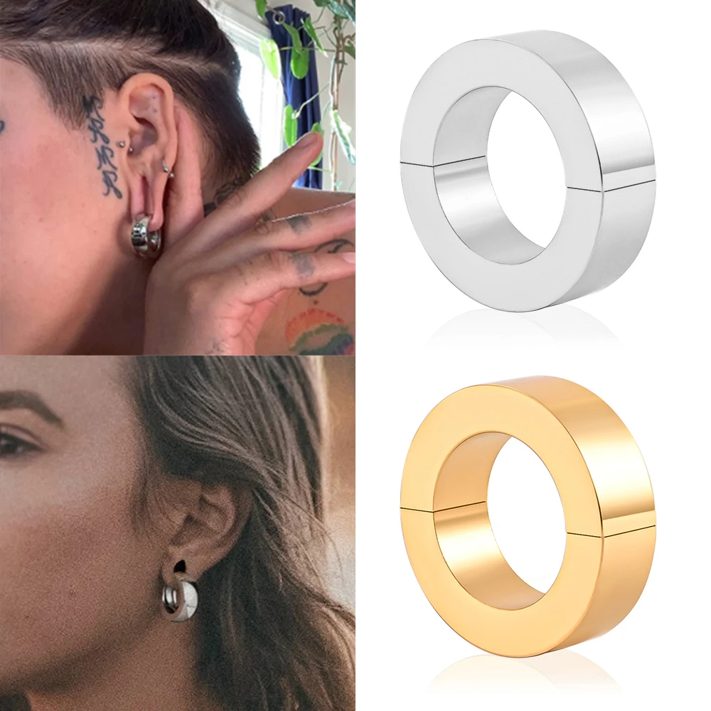 Vankula 2PC 6mm Stainless Steel Fashion Glossy Small Ear Weights ...