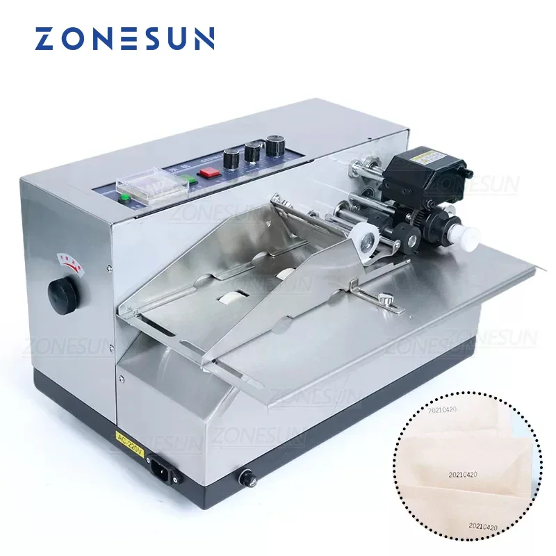 ZONESUN-ZS-MY380-Continuous-Ink-Roll-Coding-Machine-Card-Printer-Product-Date-Printing-Machine ...