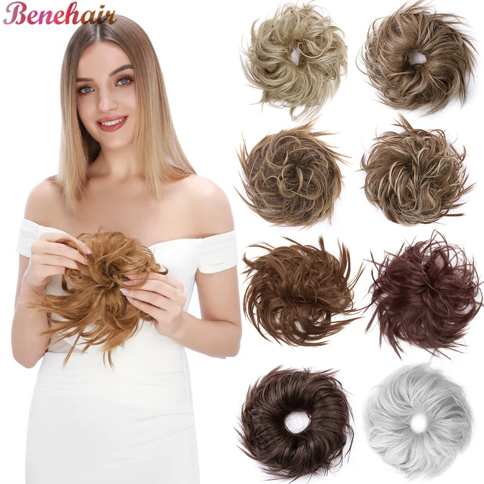 BENEHAIR-Messy-Hair-Bun-Hair-Piece-For-Women-Fluffy-Tousled-Updo ...