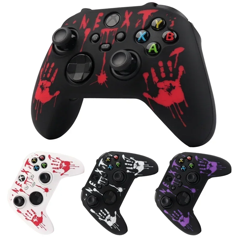 Soft-Silicon-Gamepad-Joystick-Cases-for-Xbox-Series-X-S-Controller-Skin ...