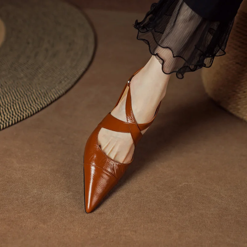 Pointed-Toe-Simple-Shoes-Ladies-Pumps-Summer-Sandals-Elegant-Women ...
