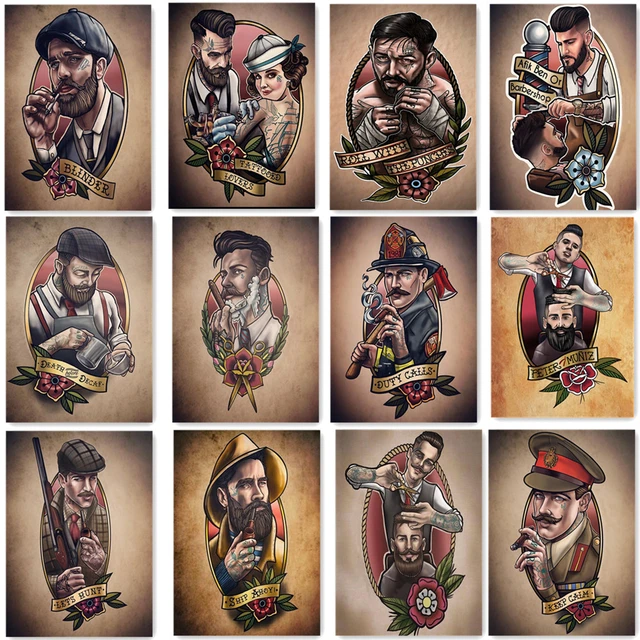 Traditional Tattoo Art Prints