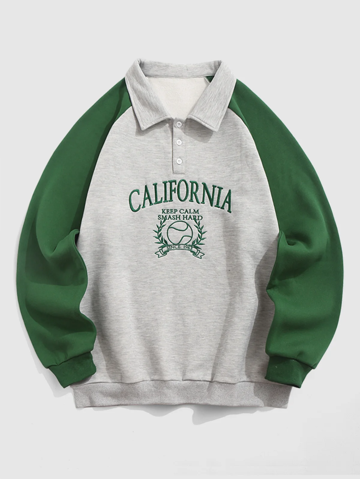 ZAFUL-Collar-tipo-polo-con-botones-de-un-cuarto-vintage-para-hombre ...