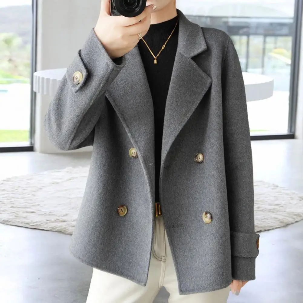 Short-Double-breasted-Coat-Stylish-Women-s-Double-breasted-Trench-Coat ...