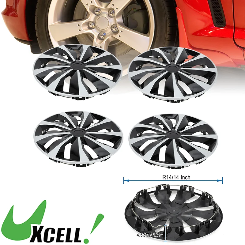 UXCELL-14-Inch-Car-Wheel-Rim-Hub-Cover-Wheel-Hub-Caps-Universal-Wheel ...