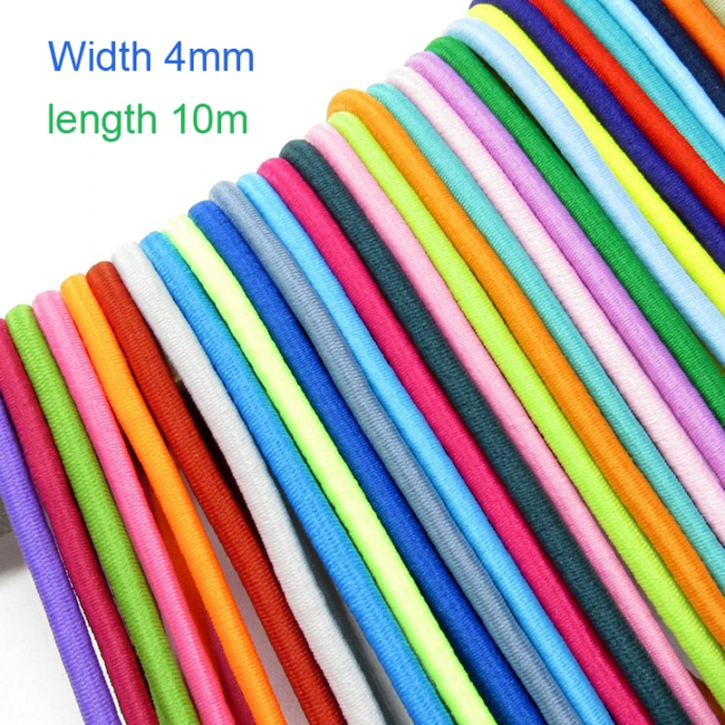 4mm high elastic elastic rope thickened rubber band round rubber band ...