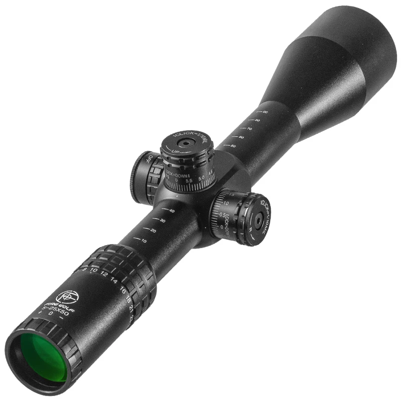 FIRE WOLF 1.5-4X30 Scope Hunting Tactical Optical Rifle with Red Green ...