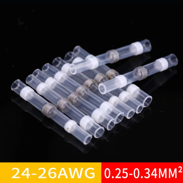 10/20/30/50pcs Waterproof Solder Seal Heat Shrink Butt Wire Connectors ...