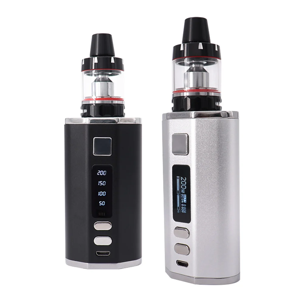 E-cigarettes Vaporizer Huge Vapor Smoke 200W Vape Box Mod Kit Build-in ...
