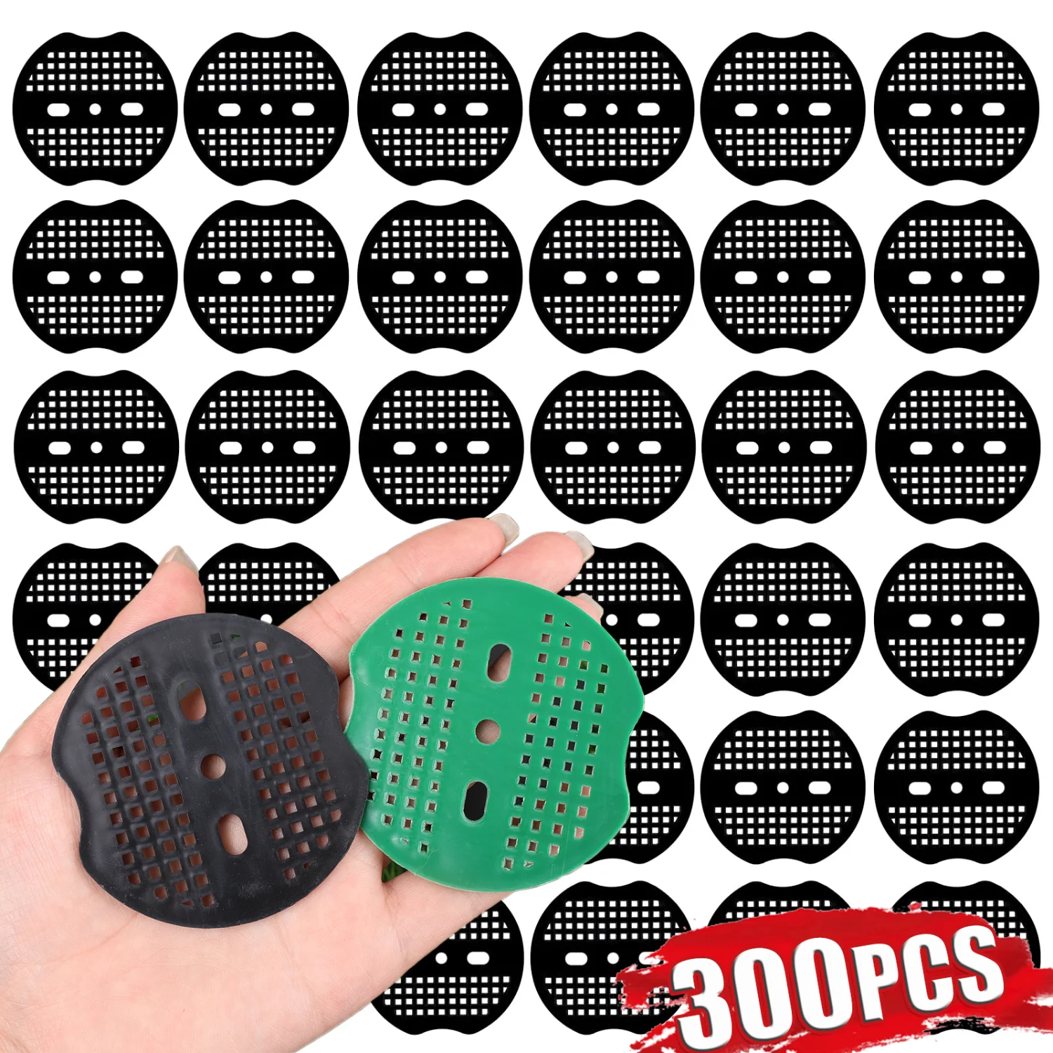 10-300Pcs Landscape Staple Gaskets Plastic Buffer Washer Garden Stakes ...