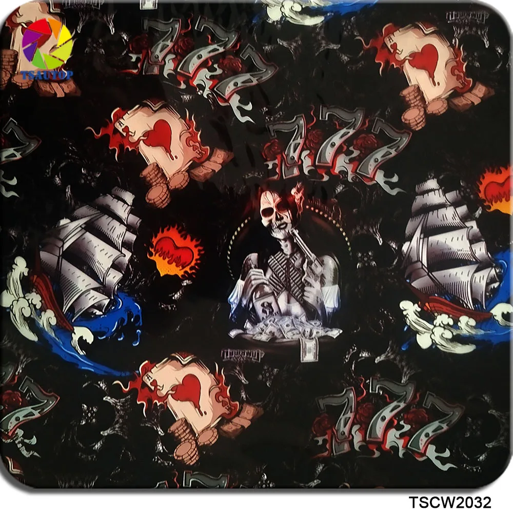 Free shipping 0.5mX2m/10m TSCW2032 water transfer printing ...