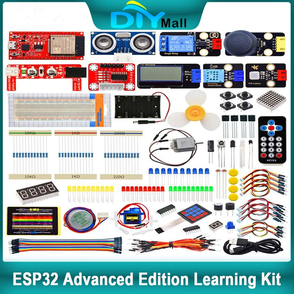KEYESTUDIO ESP32 Ultimate Starter Kit مع 35+ أجهزة استشعار لـ Arduino ...