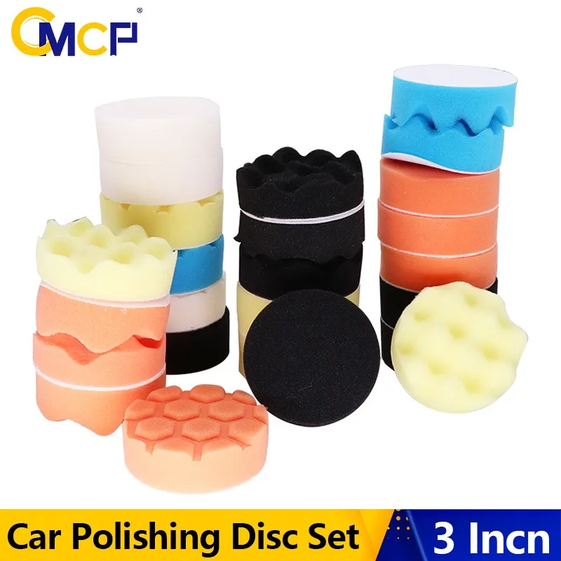 CMCP-Car-Polishing-Disc-Set-Self-Adhesive-Buffing-Waxing-Sponge-Wool ...