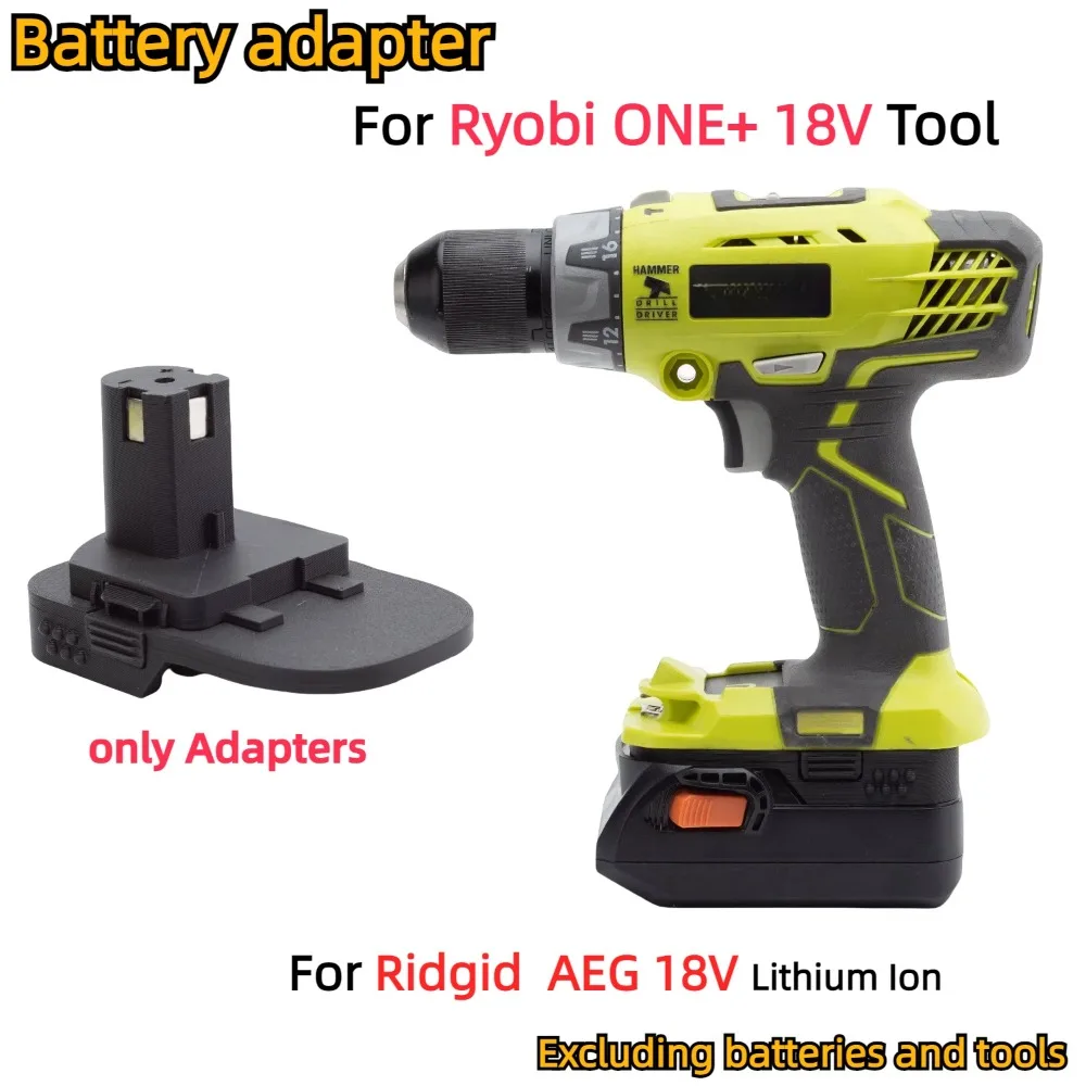 Adapter-Converter-for-Ridgid-AEG-18V-Li-ion-Battery-TO-Ryobi-ONE-18V ...