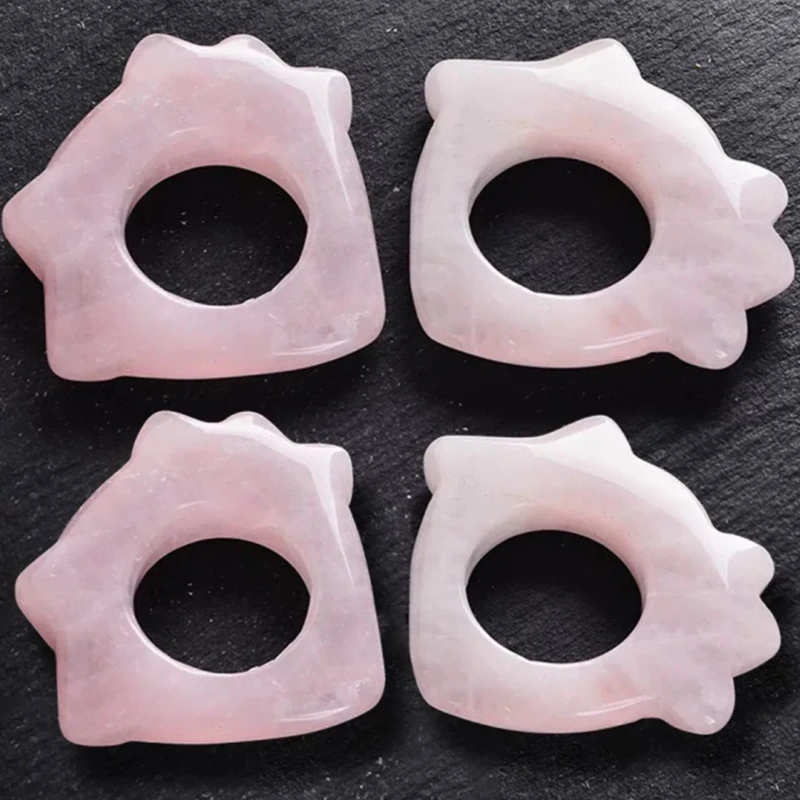 Hot-Sale-Ring-Shape-Facial-Scraping-Board-Massaging-Board-Natural-Jade ...