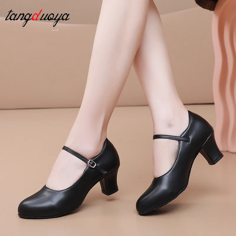 New women's dance shoes Latin party Social Dancing tango jazz elegant ...