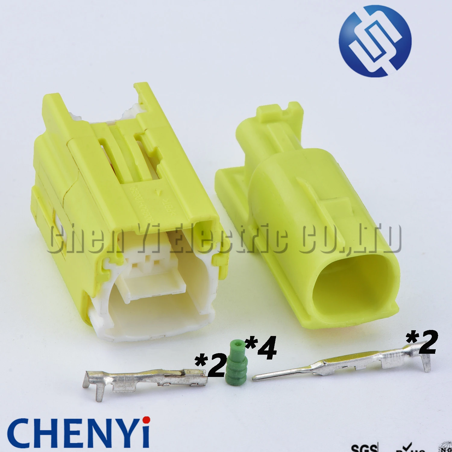 2 Pin Auto wiring harness connector airbag plug Socket 7C83 0651 70 ...