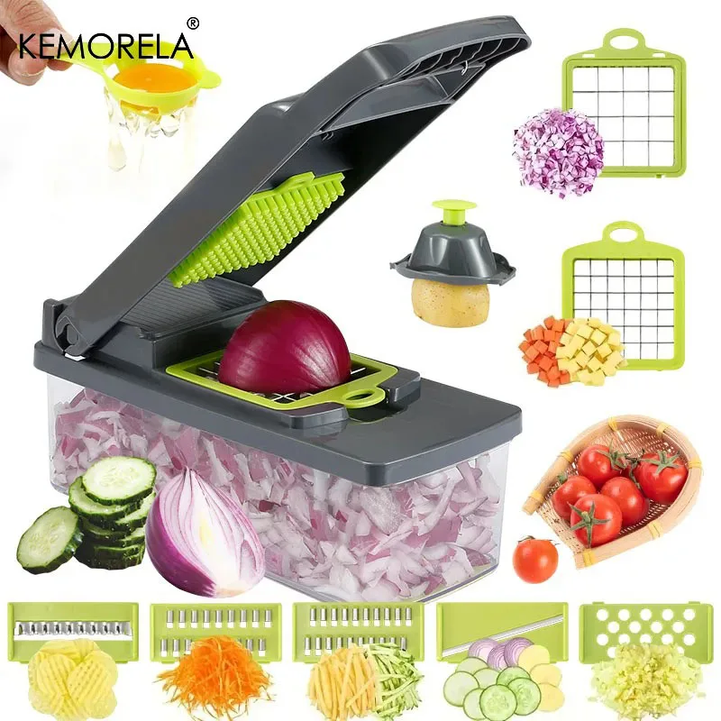 TOP-Quality-Vegetable-Chopper-8-in-1-Veggie-Choppers-Spiralizer ...
