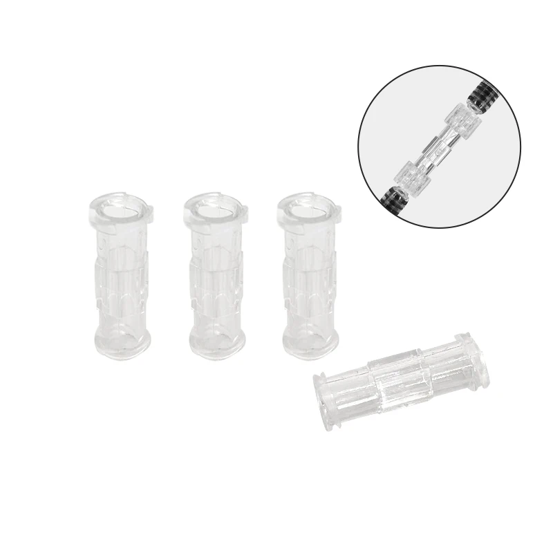 10-20-50Pcs-Double-Male-Luer-Lock-Connector-Female-Coupler-Syringe ...
