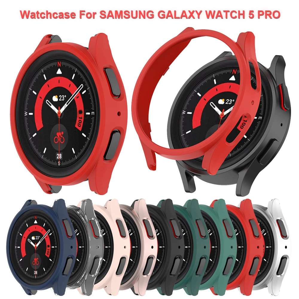 Smartwatch-Cover-For-Samsung-galaxy-watch-5-pro-45mm-PC-Watchcase-for ...