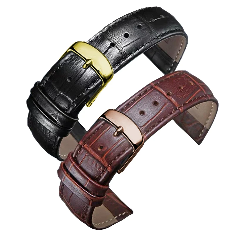 Premium Genuine Leather Watch Band - High-Quality, Comfortable Strap ...