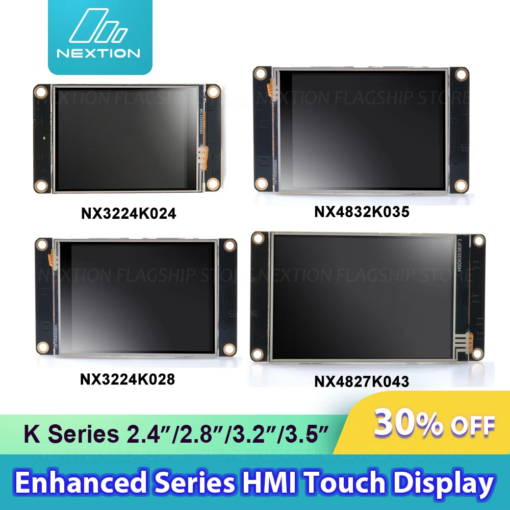 Nextion Enhanced Series HMI RTP LCD Display 2.4'' 2.8'' 3.5'' 4.3'' TFT ...